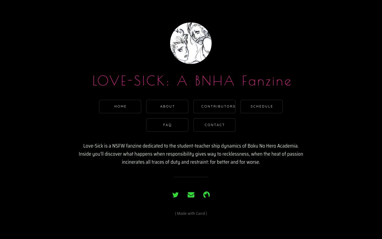 Love-Sick: A BNHA NSFW Zine